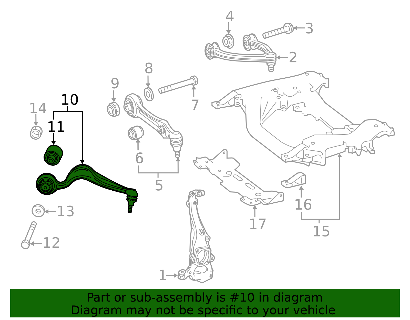 Mercedes-Benz Genuine Front Right Strut Control Arm 2173305200 for sale ...
