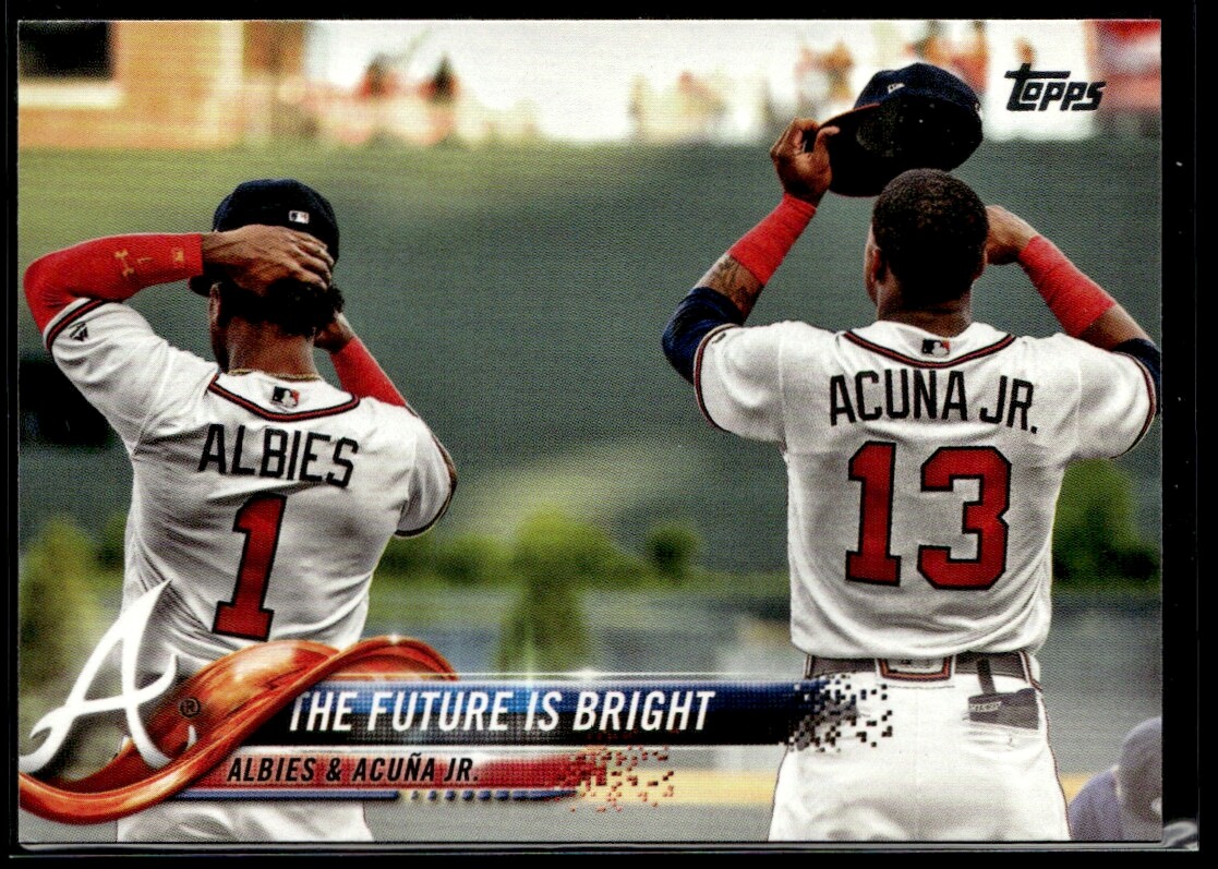 2018 Topps Update #US43 The Future Is Bright Ronald Acuna Jr. Ozzie Albies RC | eBay