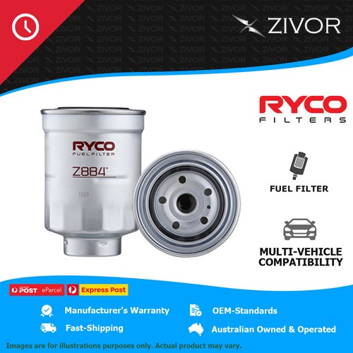 New RYCO Fuel Filter Spin On For MITSUBISHI ASX XA 1.8L 4N13 Z884 ...