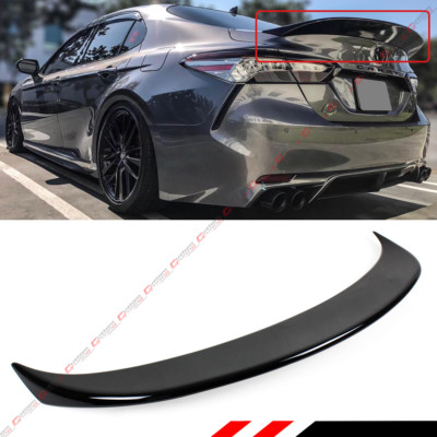FOR 18-2024 TOYOTA CAMRY PAINTED GLOSSY BLACK DUCKBILL STYLE REAR TRUNK ...
