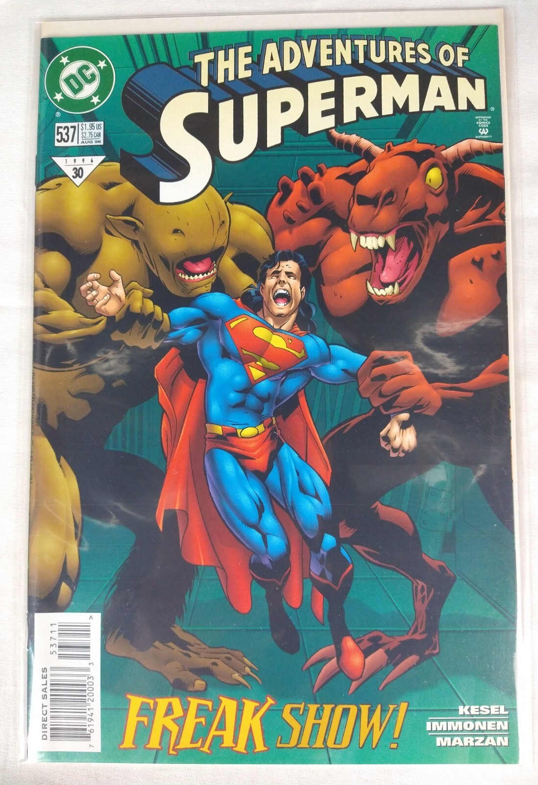 The Adventures of Superman #530-539 531 532 533 534 535 536 537 (1996 ...