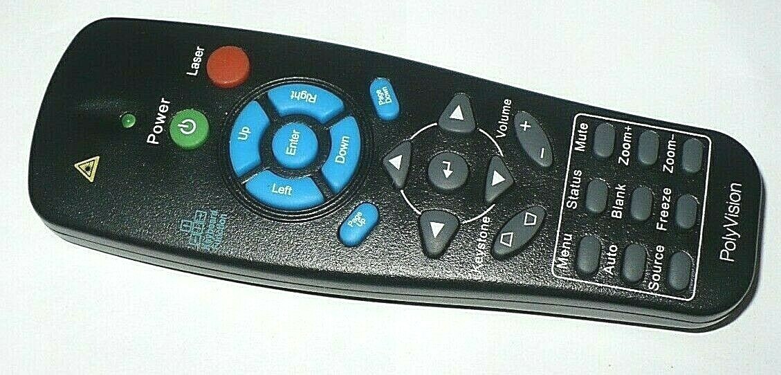 OEM GENUINE - POLYVISION Projector Remote Control 2335410 - NEW - DD ...