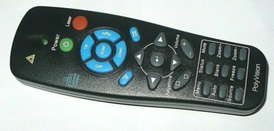 OEM GENUINE - POLYVISION Projector Remote Control 2335410 - NEW - DD ...