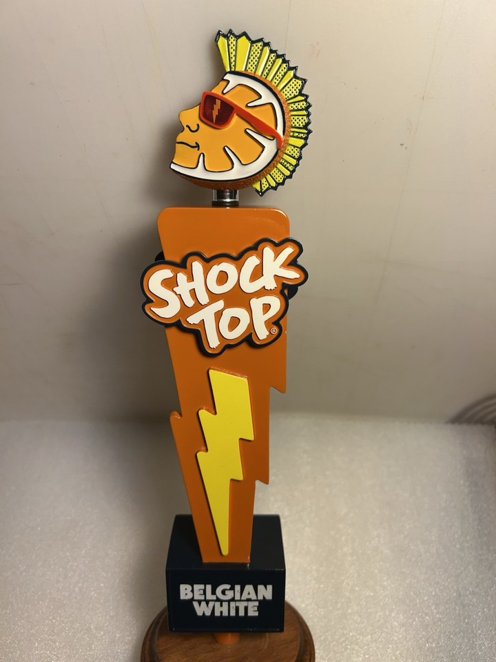 NEW SHOCK TOP BELGIAN WHITE CITRUS SUN MOHAWK Draft beer tap handle ...
