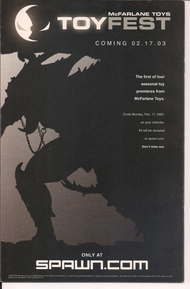 Spawn 122 Image Comics 2002 1st Appearance NYX ( She-Spawn ) News Stand ...