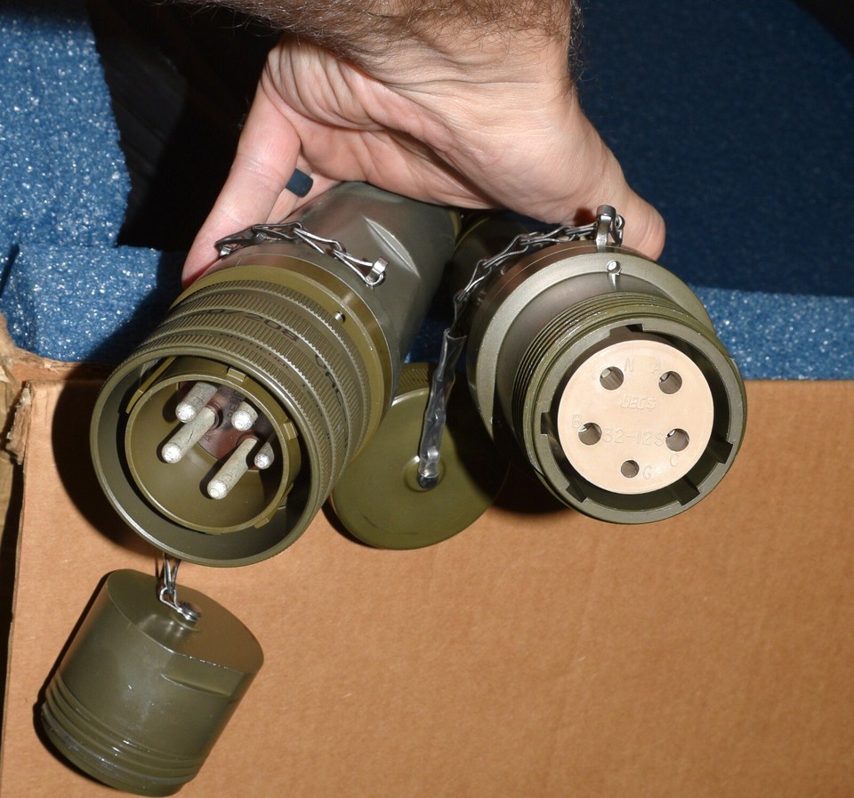 95 FOOT 60 AMP 120/208 3-PH MILITARY GENERATOR POWER EXTENSION CABLE ...