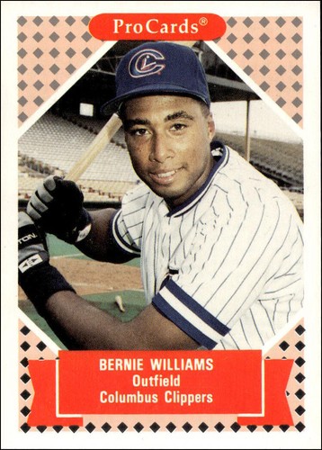 1991-92 ProCards Tomorrow's Heroes #106 Bernie Williams | eBay