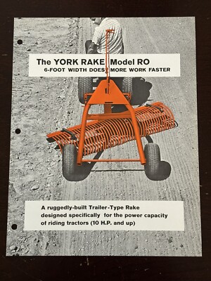 York Rake Literature | eBay