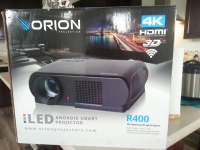 ORION R400 LED Android Smart 4K 3D Projector Full HDMI 1920 x 1080 | eBay