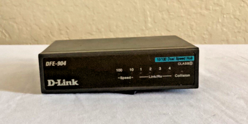 D-Link DFE 904 - Wired Network Hub - 4 ports - Ethernet - 100MBit | eBay