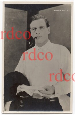 Milton George Gustavus Sills, American actor of the era of silent ...