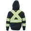 Hi-Vis Insulated Safety Bomber X Back Reflective Jacket ROAD WORK HIGH ...