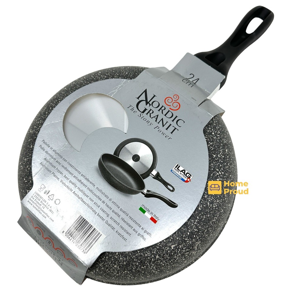 Premium Frying Pan Nonstick Skillet Made In Italy Cookware (24 Cm, 9.4 ...
