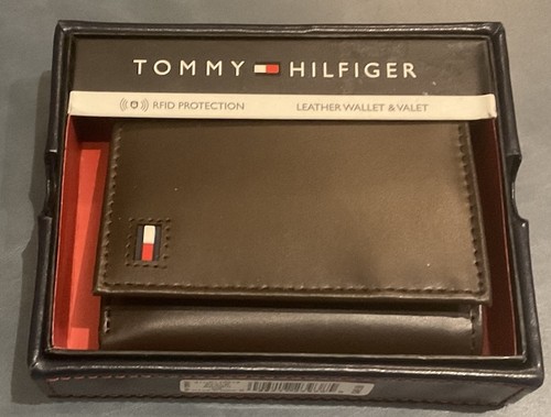 Tommy Hilfiger Men's Premium Leather Credit Card ID Wallet Trifold ...