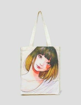Graniph Inio Asano Cover Girl Tote Bag Cotton Canvas Japan Exclusive ...