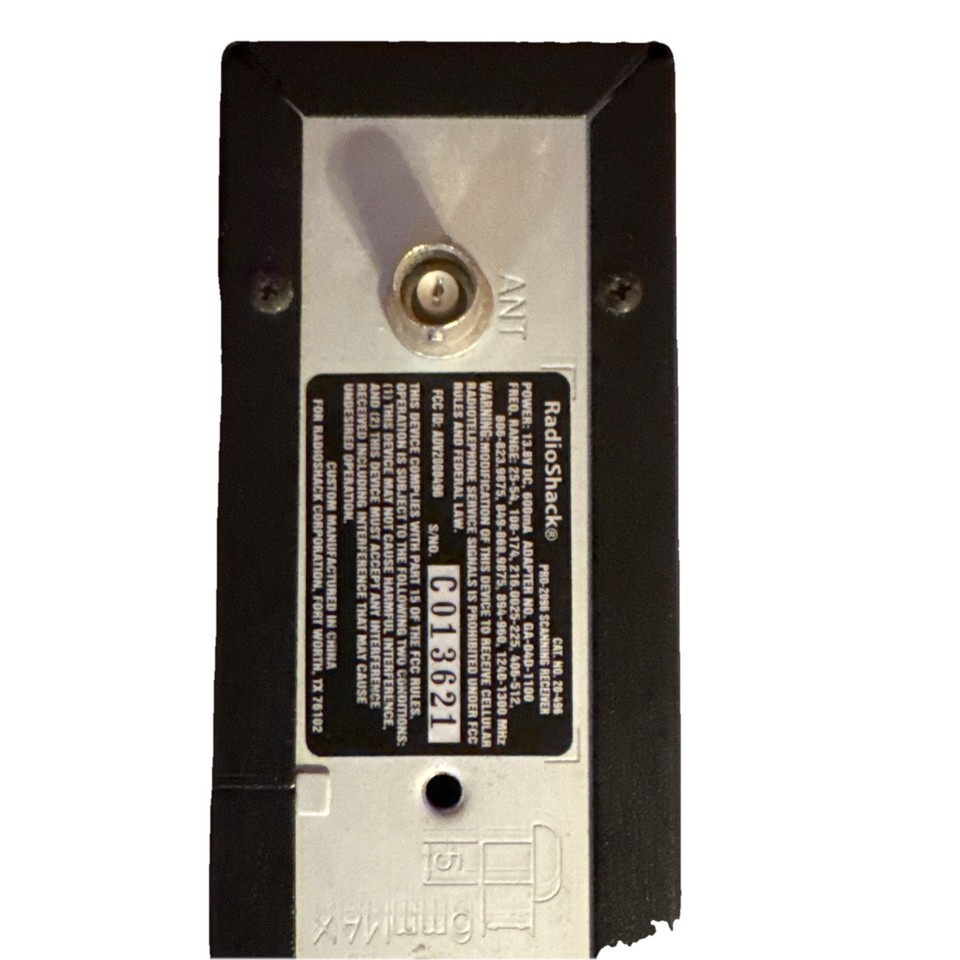 RadioShack Pro-2096 Digital Trunking Scanner With Cord, Spk. Tested* No ...