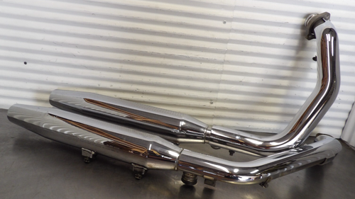 05 Harley Sportster XL 883 1200 stock exhaust headers w baffled ...