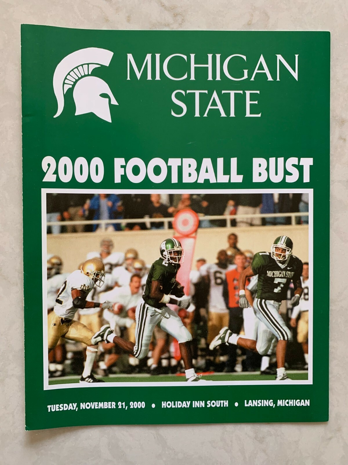 Michigan State football 2000 season 'Bust' program, November 21, 2000 ...