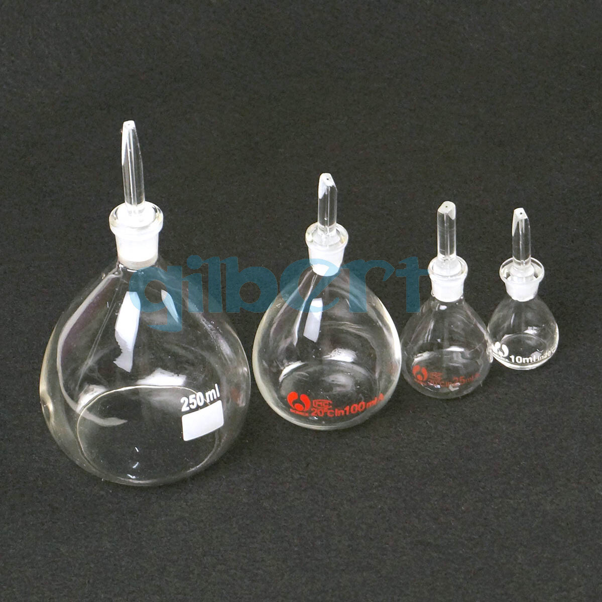 5ml-250ml Borosilicate Glass Specific Gravity Bottle Pycnometer Class A ...