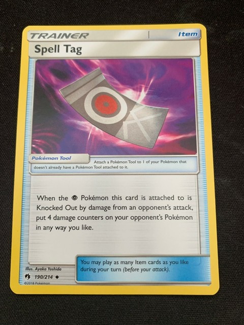 Pokemon Spell Tag 190/214 Uncommon Lost Thunder Near Mint | eBay
