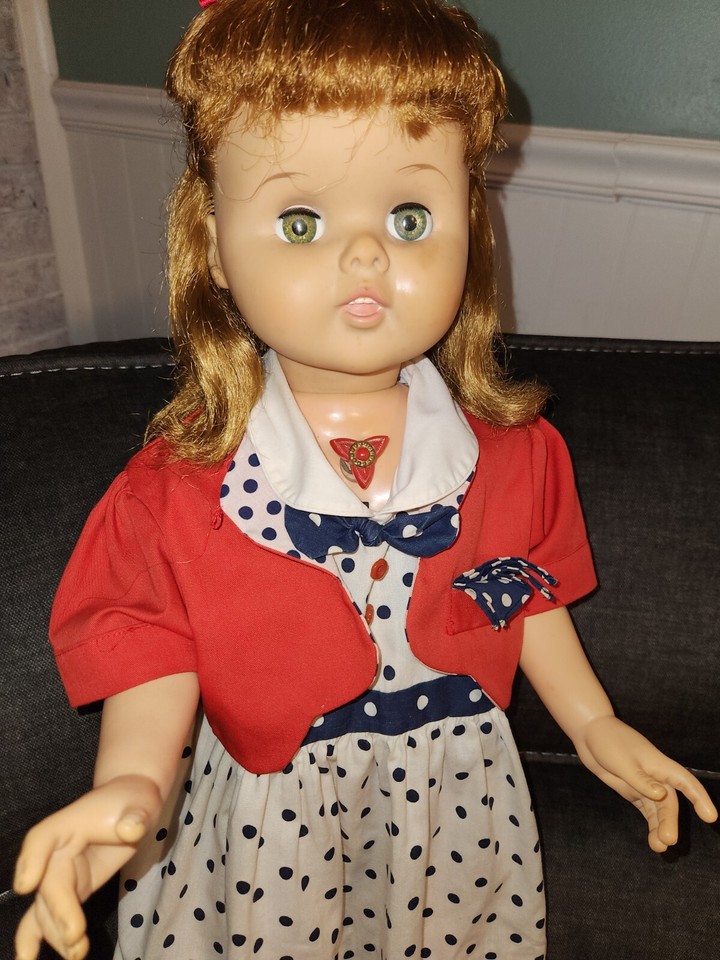 Vintage TOODLES FACE DOLL Little Miss Echo 29" AMER CHARACTER**PLZ READ ...