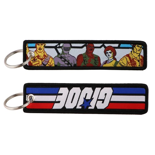 G.I. Joe Military Army Toys Movie Embroidered Double Sided Key Tag ...