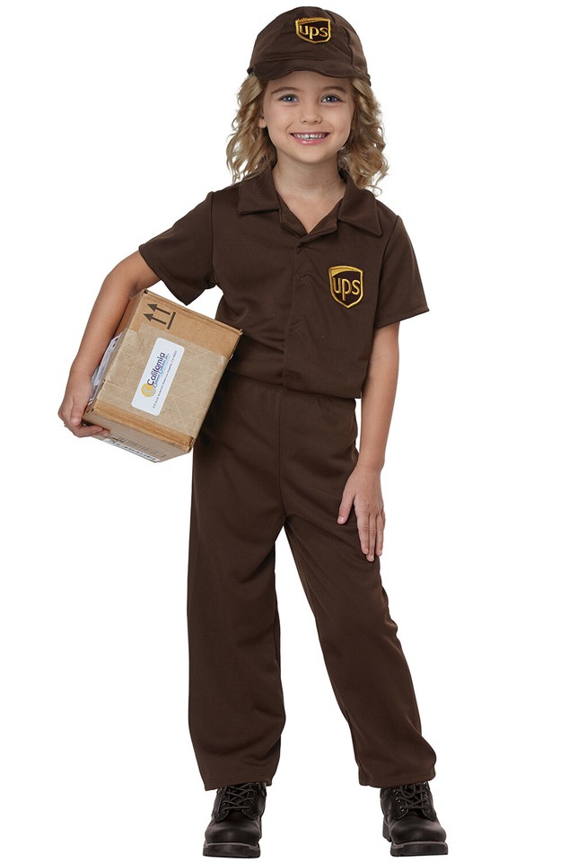 Brand New UPS Delivery Guy Licensed Uniform Boys Toddler Costume | eBay