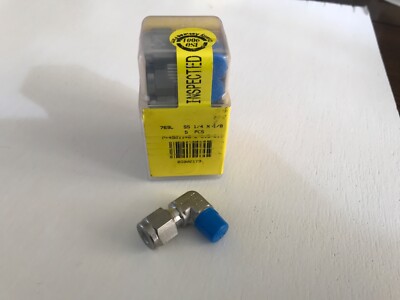5pk Ham-Let 769L SS 1/4 x 1/8 - Male Connector Elbow 769LSS1/4x1/8 New ...
