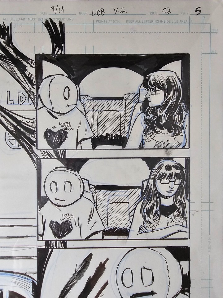 Image Comics Little Depressed Boy Vol 2 Sina Grace Original Art Issue 2 ...