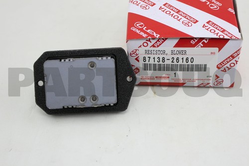 8713826160 Genuine Toyota RESISTOR, BLOWER 87138-26160 | eBay