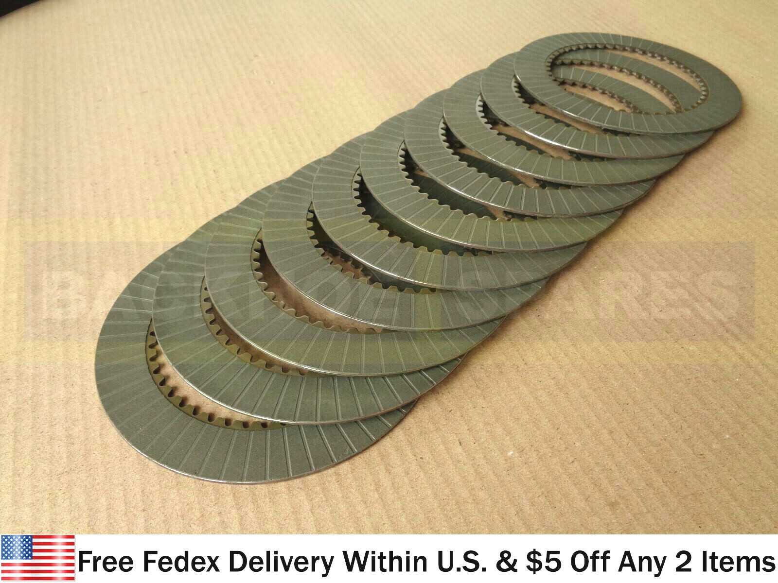 JCB PARTS - FRICTION & COUNTER PLATES CLUTCH, 10 PC EA. (331/16516 331/ ...