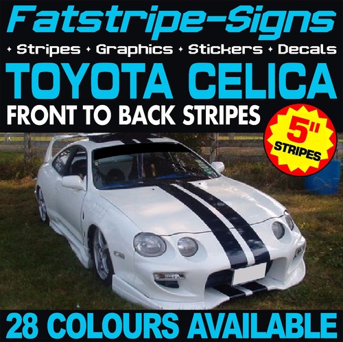 to fit TOYOTA CELICA STRIPES GRAPHICS STICKERS DECALS VVTI GT SPORT TRD ...