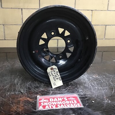 Rim Front Wheel Black 12x6.5 # 0402-657 Arctic Cat 2001 cat 500 4x4 (7 ...