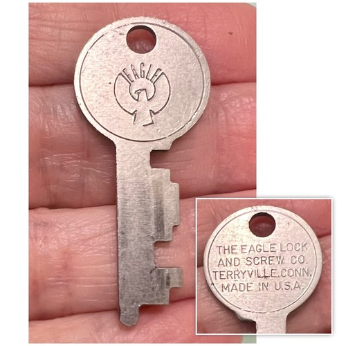 Small Vintage Key The EAGLE Lock & Screw Co. Terryville Conn. Made In ...