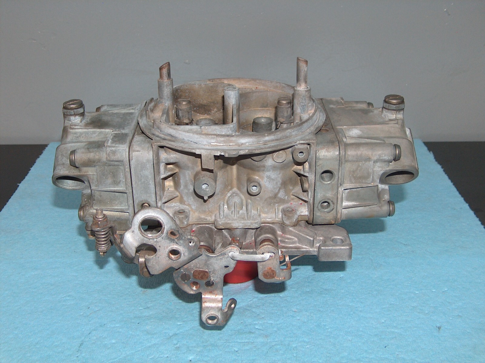 Holley 850 cfm Double Pumper 4 Barrel Carburetor Milled Choke 4781 Carb ...