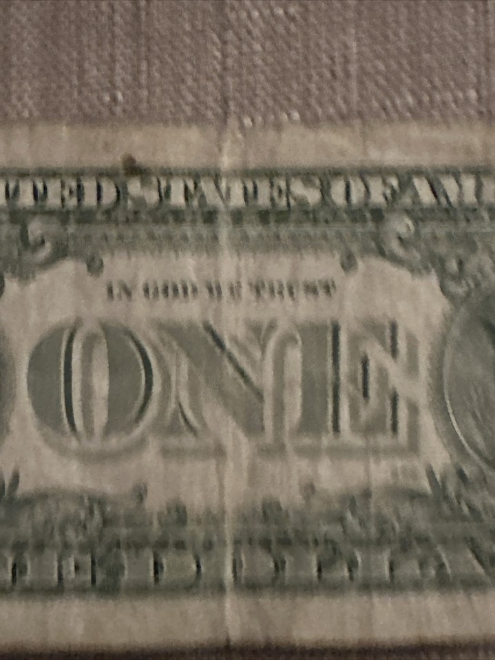 RARE - TRINARY, SIX OF A KIND - $1 Dollar Bill UNIQUE SERIAL NUMBER ...