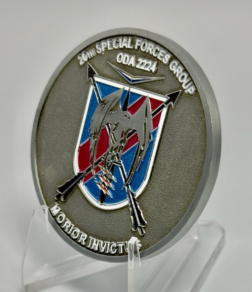 20th SFG ODA 2224 Special Forces Challenge Coin – Morior Invictus ...