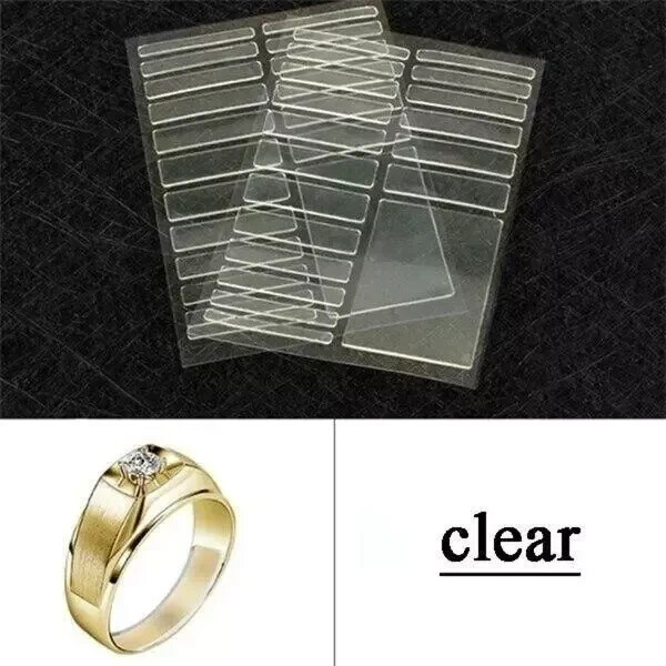 Loose Ring Size Adjuster Invisible Reducer Spacer 19 Pcs Clear Guard ...