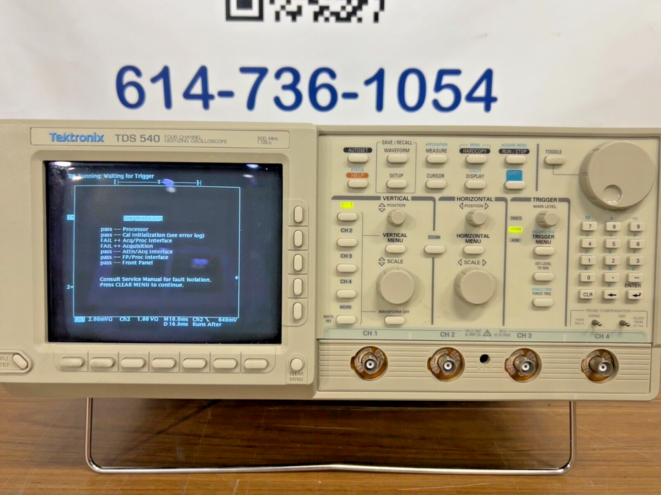 Tektronix TDS540 4 Channel, 500MHz 1GS/s Oscilloscope | eBay