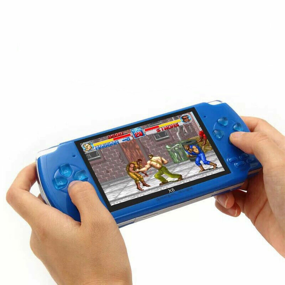 4.3" 8GB X6 Portable Handheld Video Game Console Player 10000 Games ...