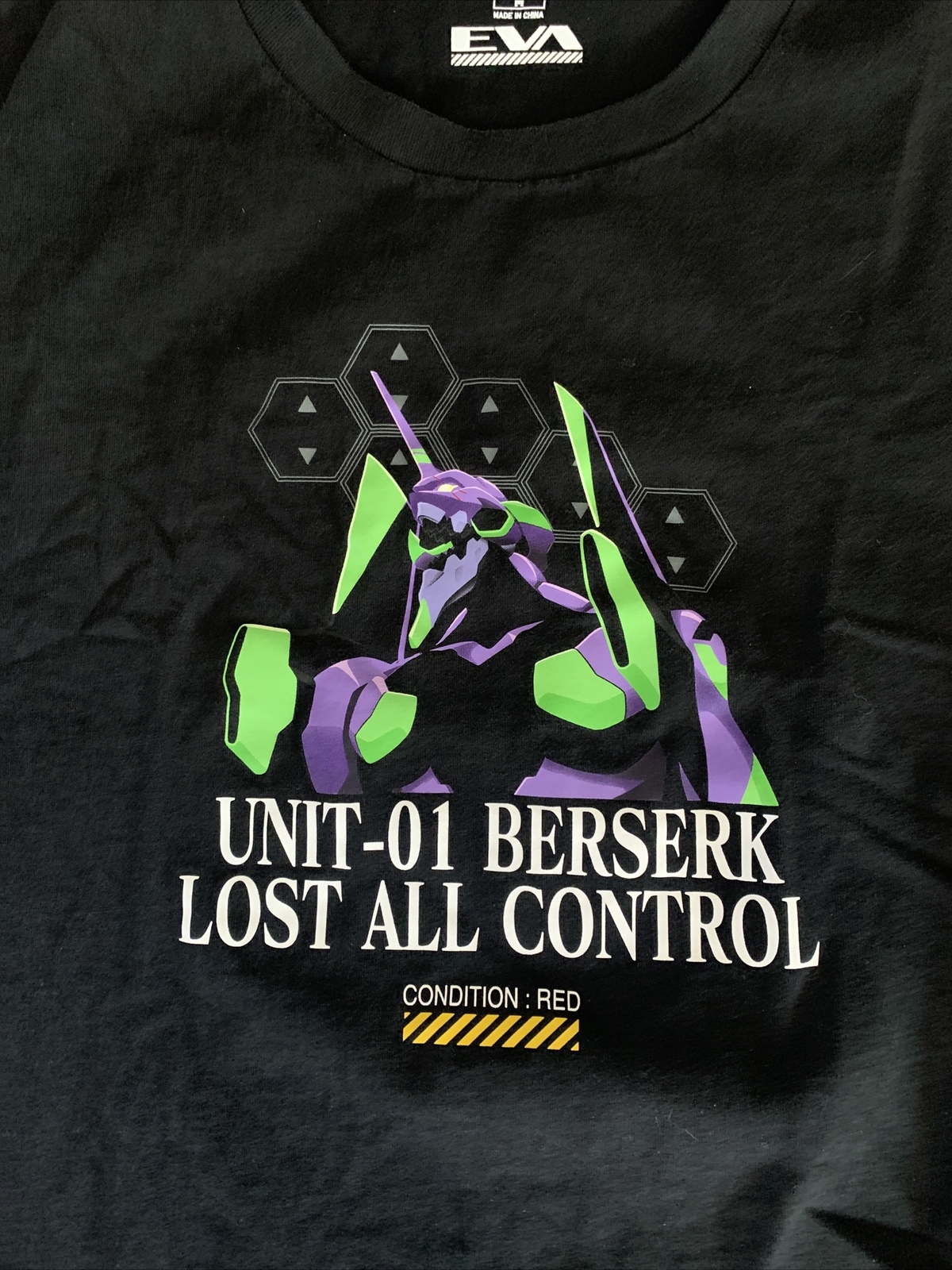 Uniqlo UT Evangelion Berserk Anime Black Short Sleeve… - Gem