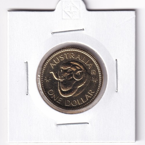 AUSTRALIAN: 2011 $1 RAMS HEAD D DARWIN PRIVYMARK COIN IN 2X2 HOLDER ...