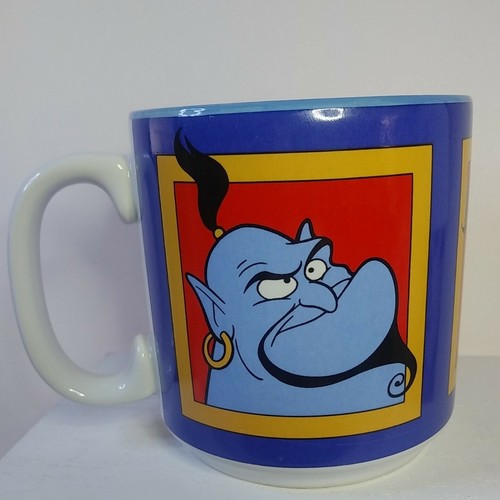 Rare Vintage Disney Classic Aladdin Genie Coffee Mug Cup | eBay