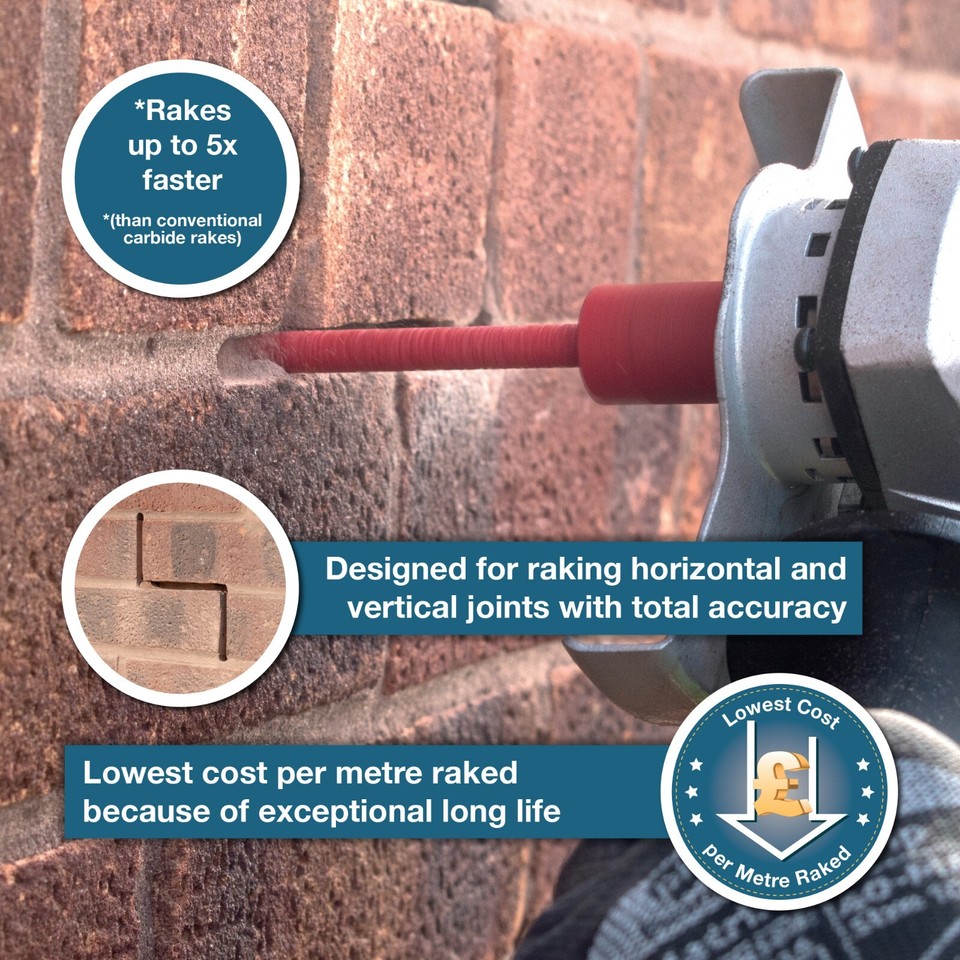 Mortar Rake Removal Pointing Tool For Angle Grinder M14 6/35mm 8/35mm 8 ...