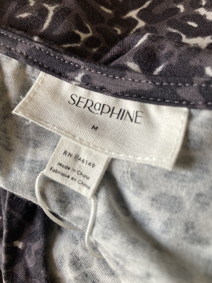 Seraphine Women’s Size Medium Maternity Knot Front Jersey Tunic NWT | eBay