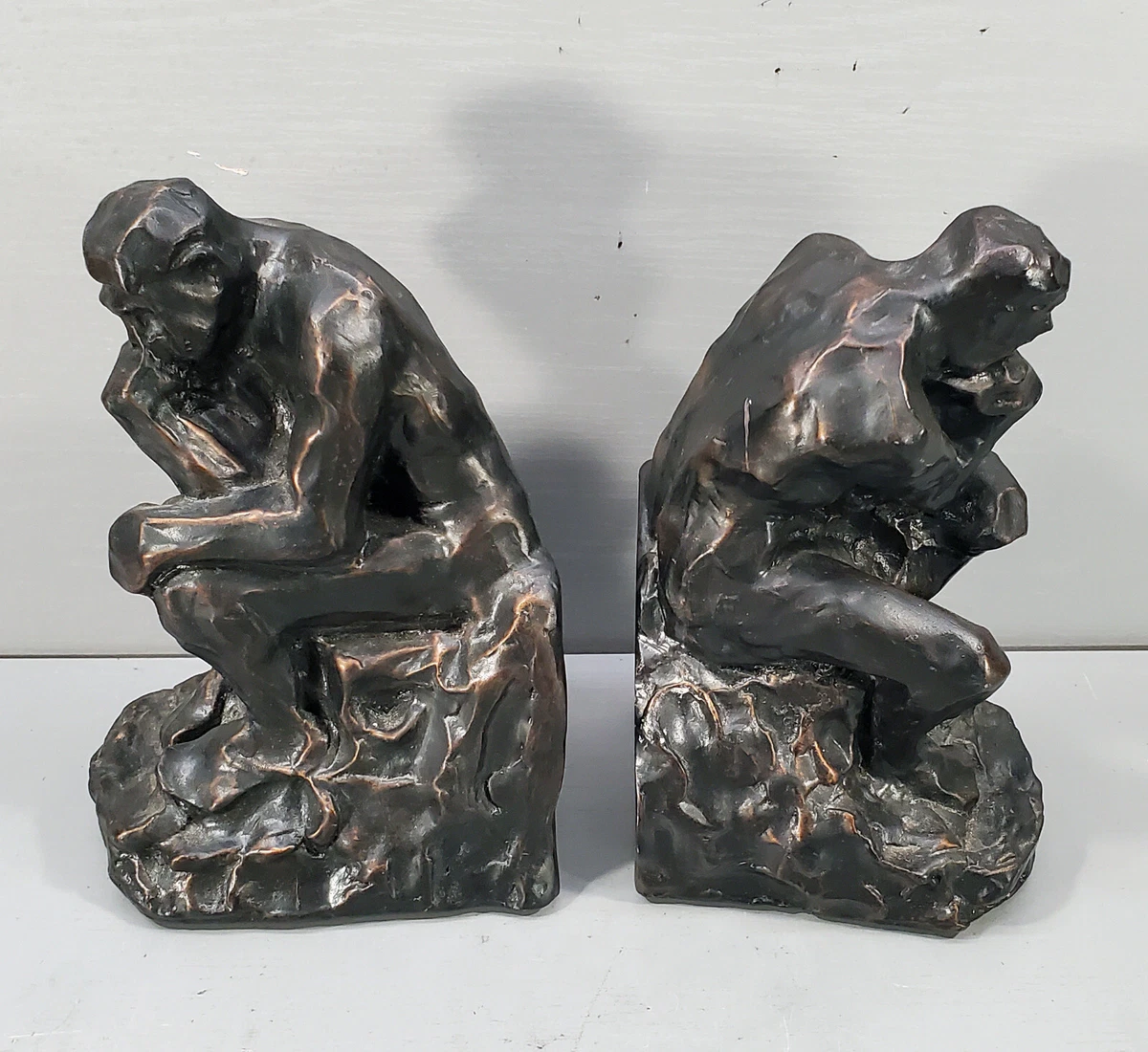 Rodin The Thinker Bookends