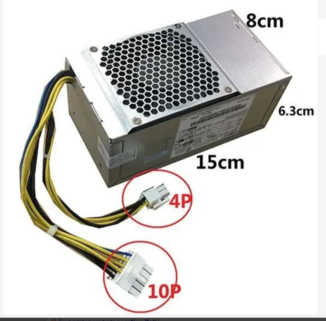 Lenovo M610 M510 M415 M410 510S B415 TFX-72PP PA-2181-2 Power Supply ...