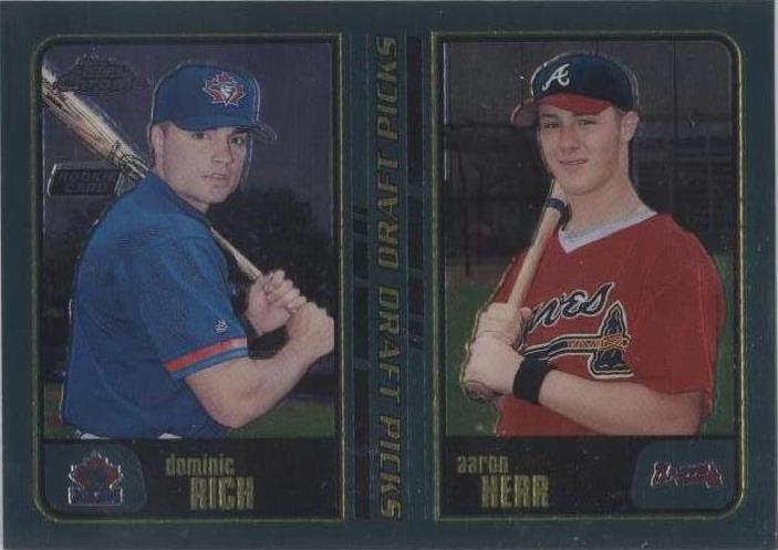 2001 Topps Chrome - Draft Picks Dominic Rich, Aaron Herr #283 (RC) for ...
