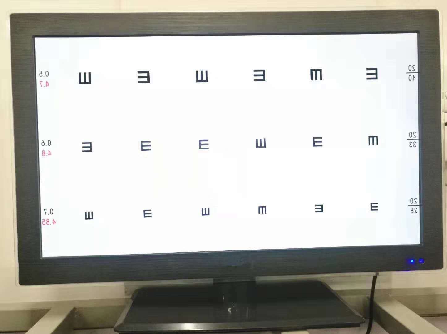 Multi-function 23" LED Display MICRO Chart Projector Eye Chart ...