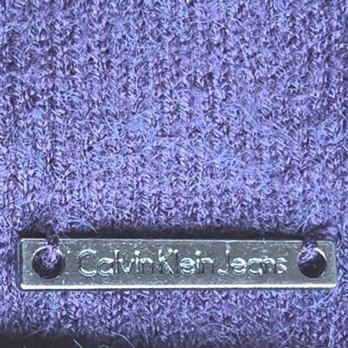 CALVIN KLEIN JEANS Women's Purple Long Sleeve Crew Neck Pullover ...